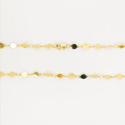 Mirror Link Chain Necklace 14K Gold – Five Star Jewelry Brokers